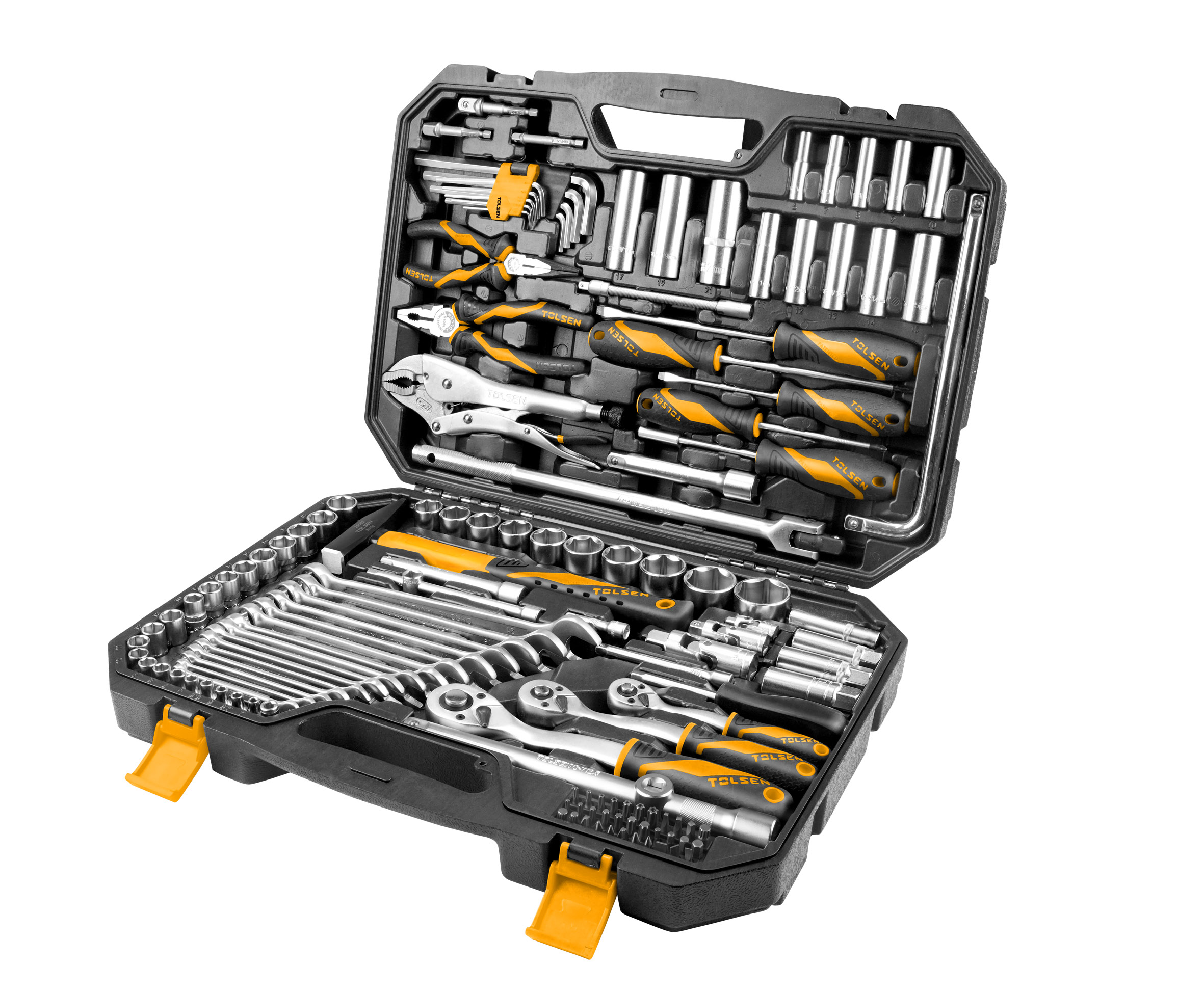 TOLSEN, 137PCS SOCKET AND TOOL SET (INDUSTRIAL), 85355 - Faeber Tools